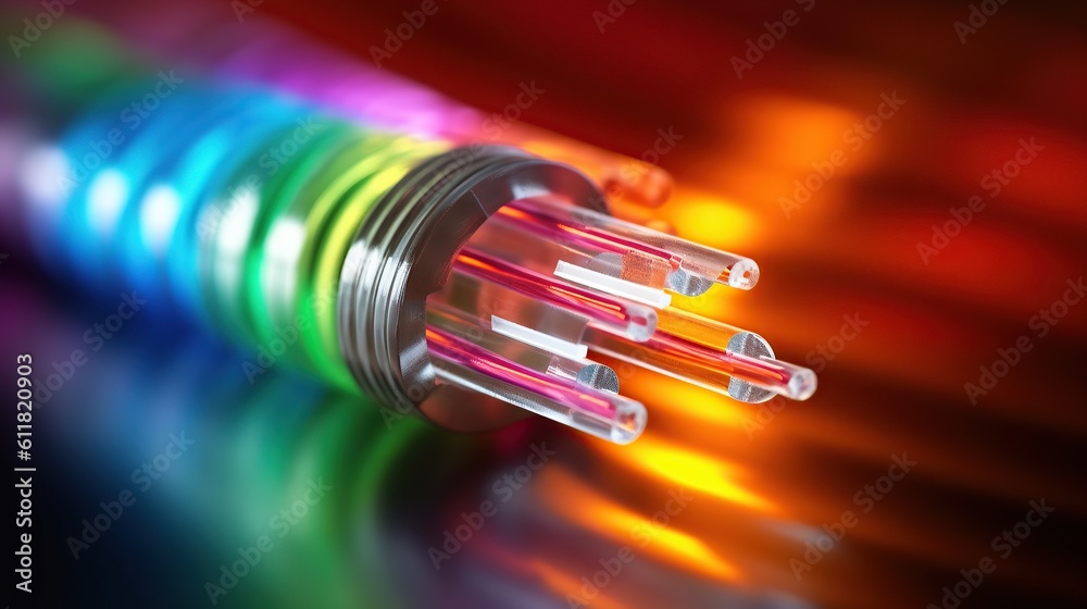 Fiber optic connector symbol photo broadband for fast internet ...