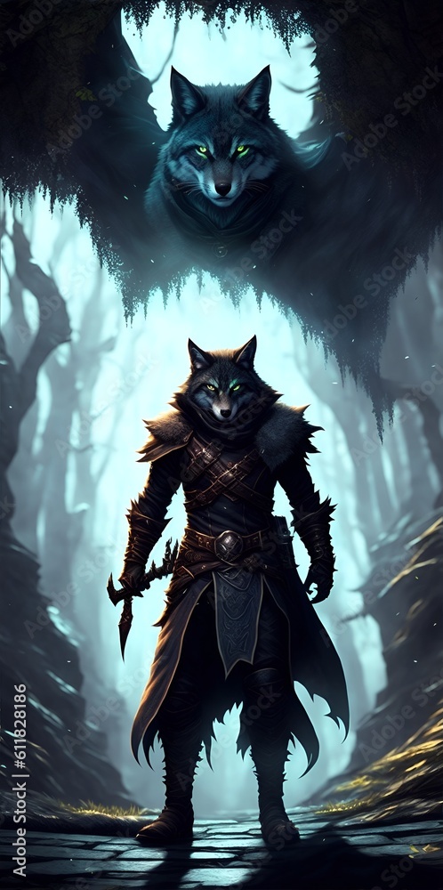 Generative AI, Generative, AI, full body incredibly shadow magnificent ...