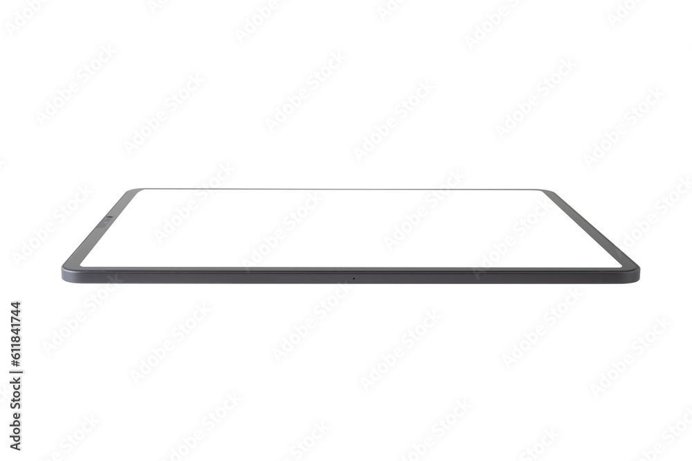 Real Tablet mockup with blank screen, device screen mockup Isolated on ...