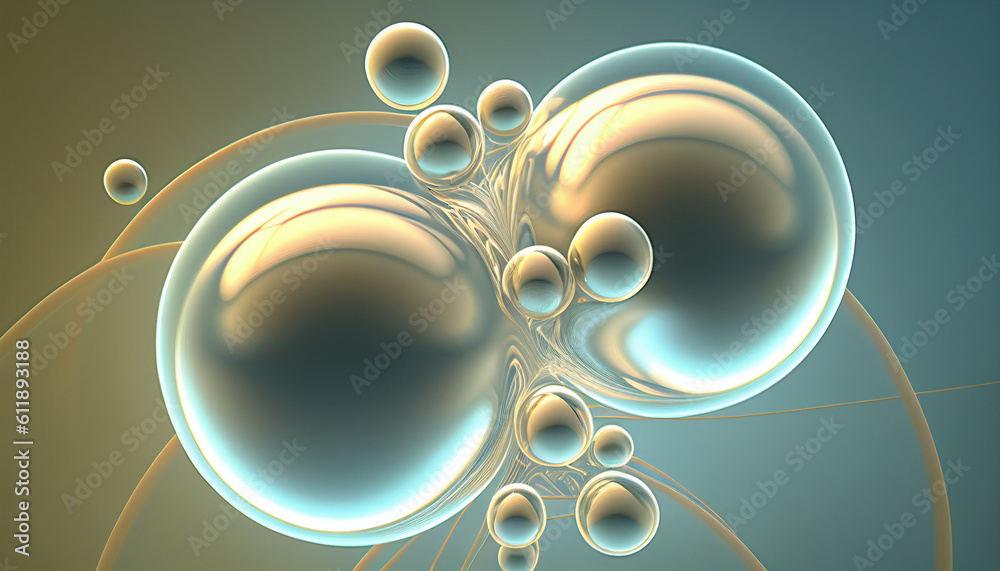 Green Hydrogen water element bubble artificial renewable energy Stock ...