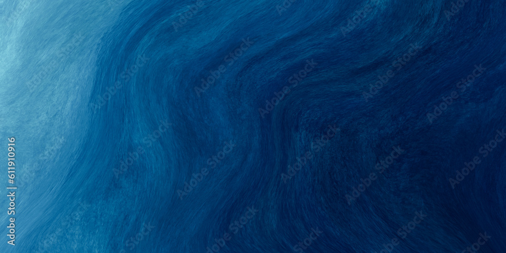Abstract art navy blue gradient paint background with liquid fluid ...