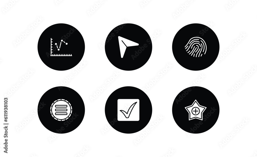 user interface filled icons set. user interface filled icons pack ...