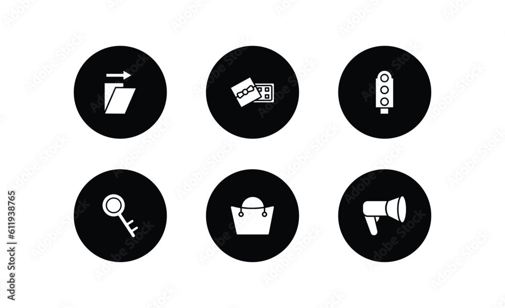 tools and utensils filled icons set. tools and utensils filled icons ...