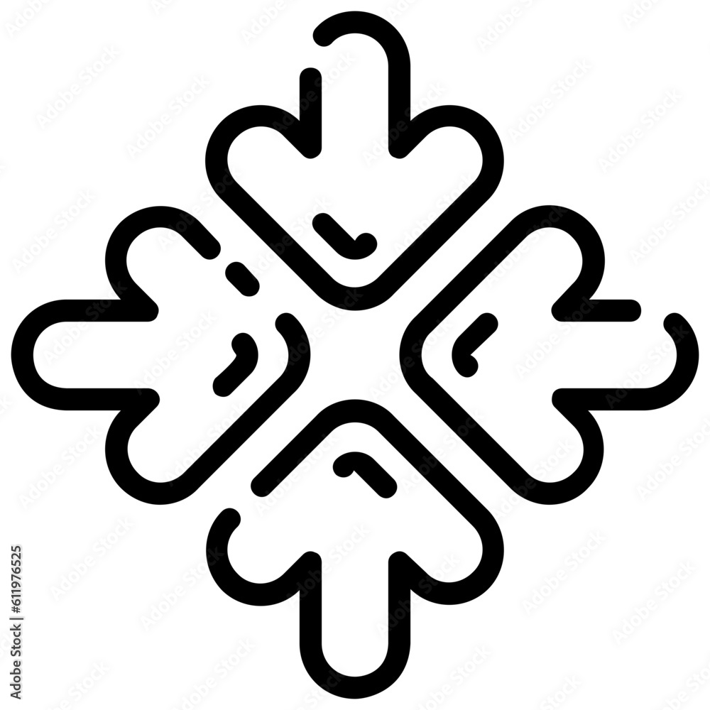 zoom out outline vector icon Stock Vector | Adobe Stock