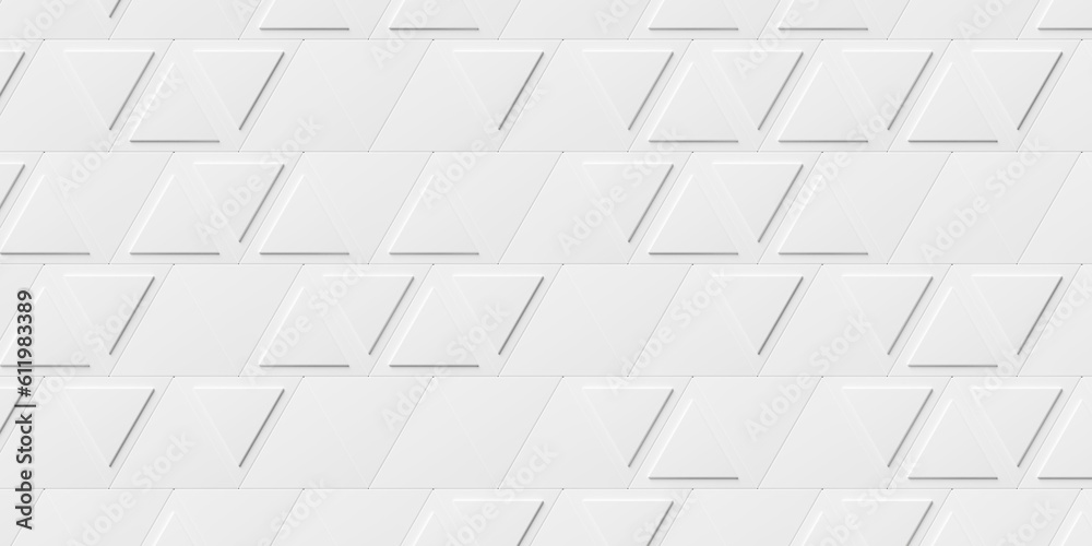 Random shifted offset white triangle grid geometrical background ...