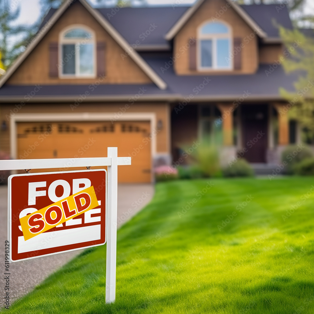 Foto de Sold House for sale. A stunning real estate photograph of a ...