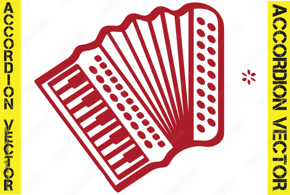 Accordion vector image, accordion instrument musical Free Vector ...