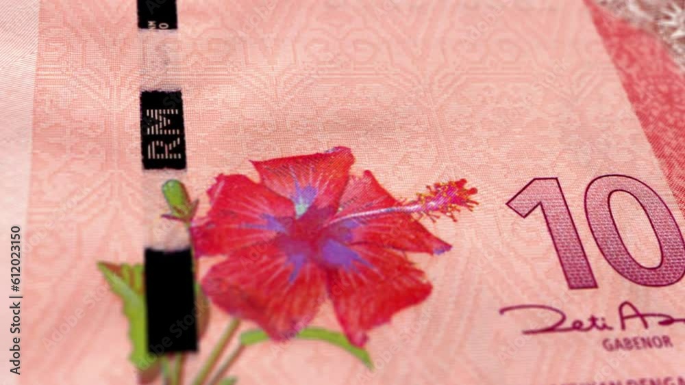 Malaysia Malaysian Ringgit 10 Banknotes, Ten Malaysian Ringgit, Close ...