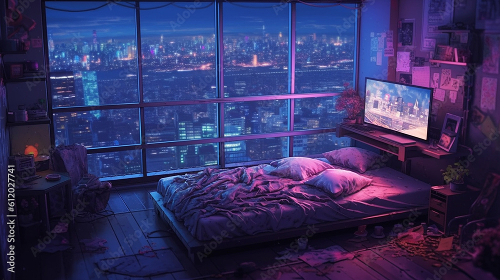 Experience the vibrant allure of Tokyo illuminated digital backgrounds ...