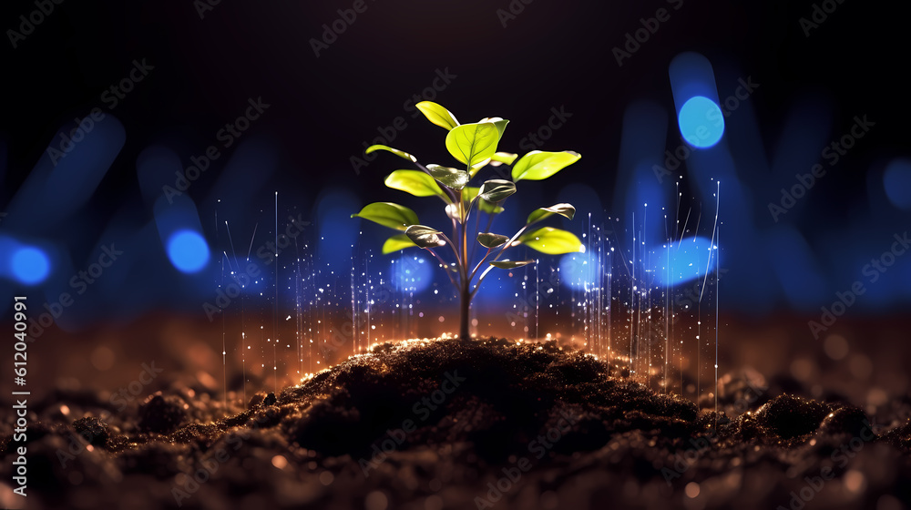 Metaverse Greenery: Futuristic Tree Sapling Cultivation in Digital Soil ...