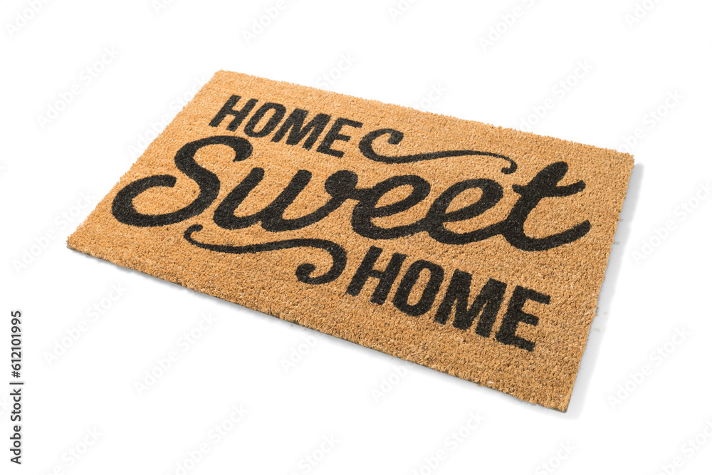 Transparent PNG Isolated Home Sweet Home Door Welcome Mat. Stock Photo ...