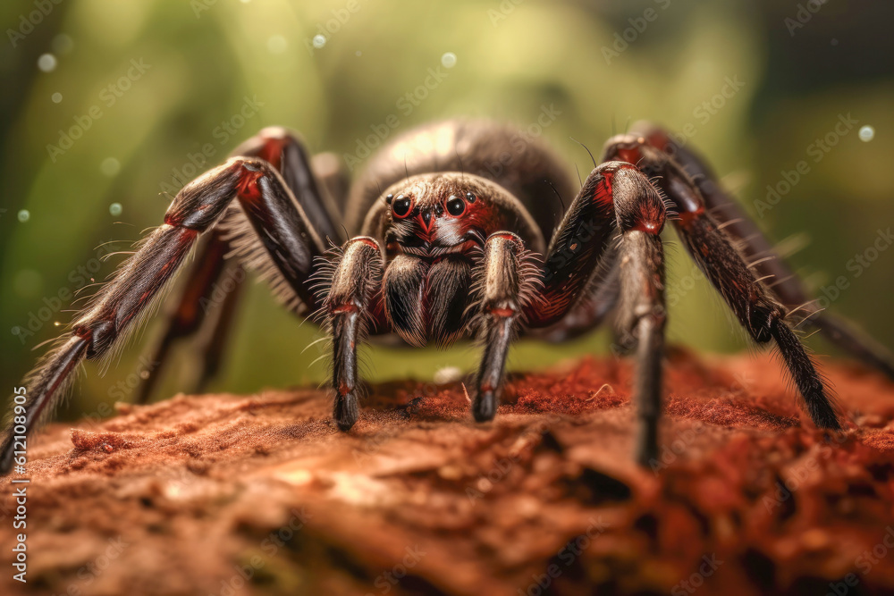 Deadly Sydney funnel-web spider Atrax robustus up close, known for its ...