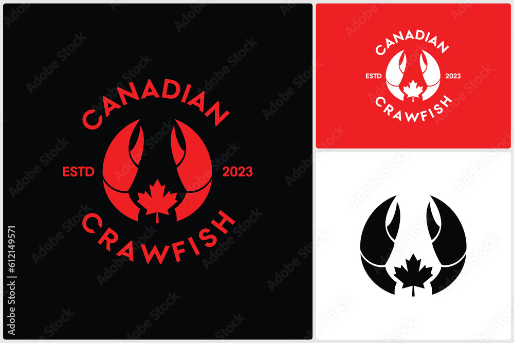 Crayfish Prawn Shrimp Lobster Claw Combination with Red Canadian Oaks ...