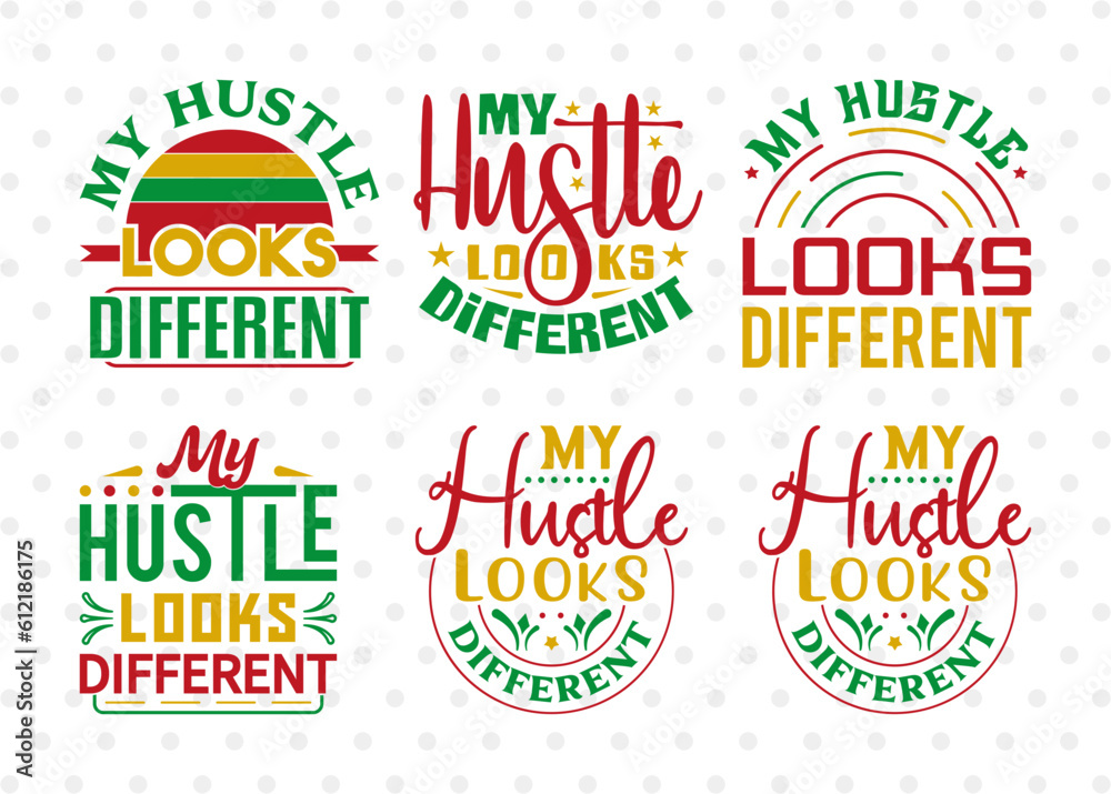 My Hustle Looks Different SVG Bundle, Girl Boss Svg, Entrepreneur Svg ...