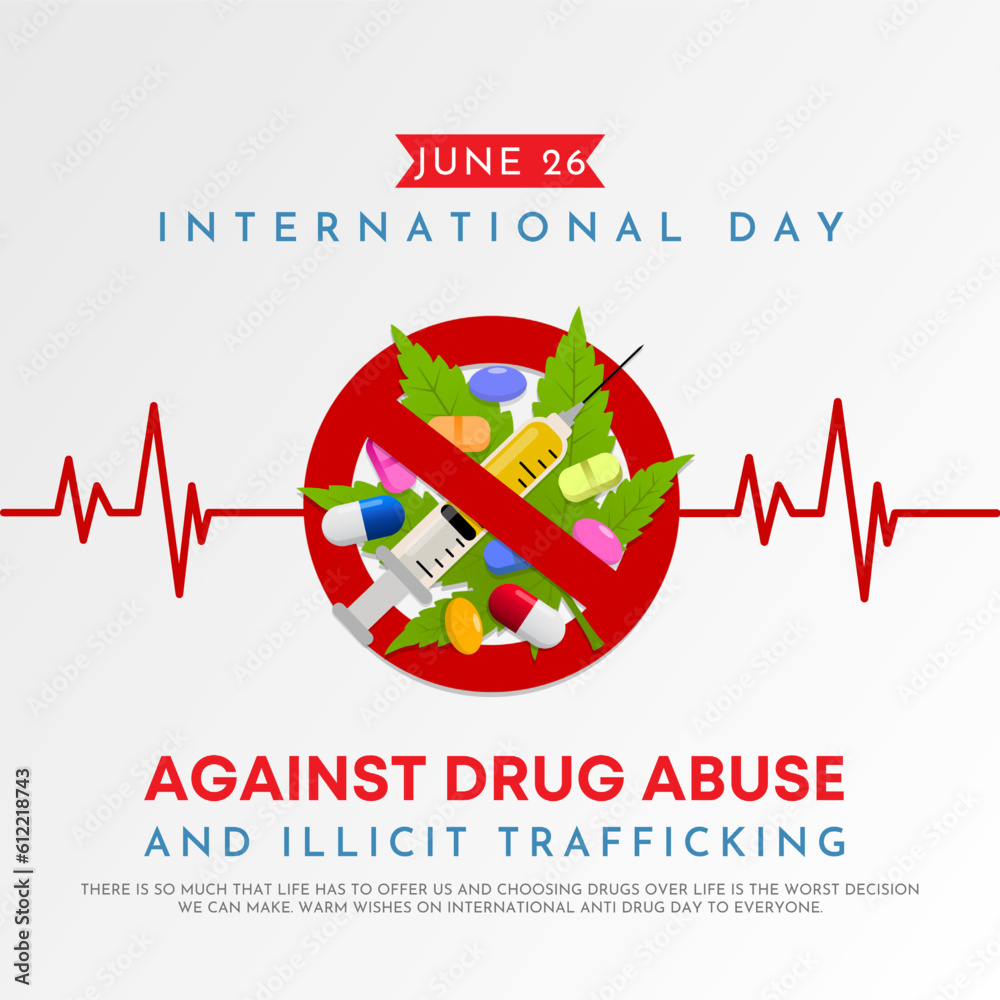 international day against drug abuse and illicit trafficking poster ...