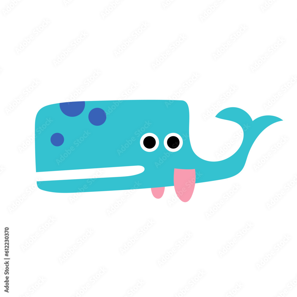 Underwater whale character game vector. Printable worksheet page ...