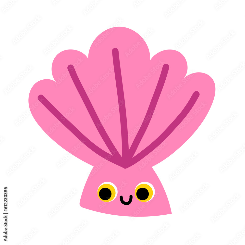 Underwater seashell character game vector. Printable worksheet page ...