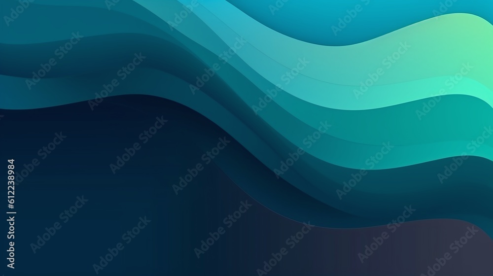 Abstract blue digital design glowing with lighting and line grid on a ...