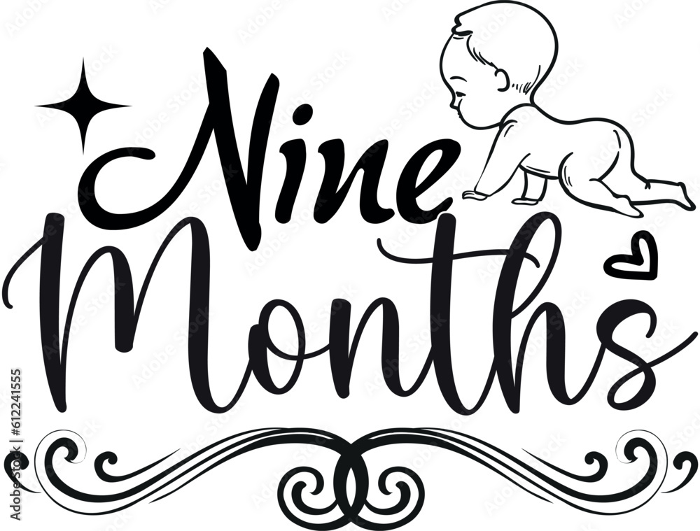Baby SVG Quotes, Newborn, Infant, T-Shirt Design, Typography T-Shirt ...