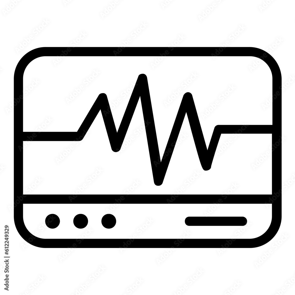 screen health icon Stock Vector | Adobe Stock