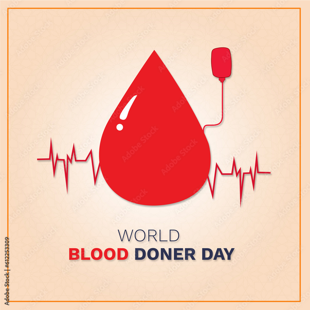 Holding a red heart in the hands, donate blood, world blood donor day ...