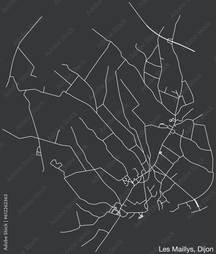 Detailed hand-drawn navigational urban street roads map of the LES ...