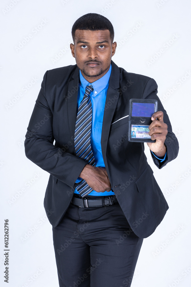 Undercover Law Enforcement Special Agent with weapon. a secret service ...