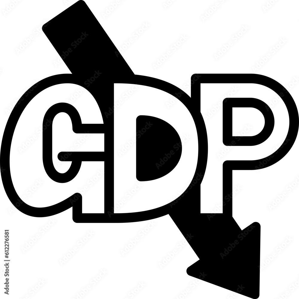 gdp icon Stock Vector | Adobe Stock