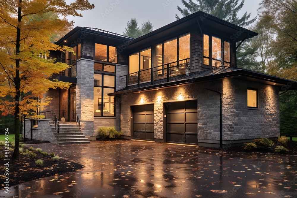 Cutting-Edge Architecture Meets Natural Stone Cladding in Imposing Gray ...