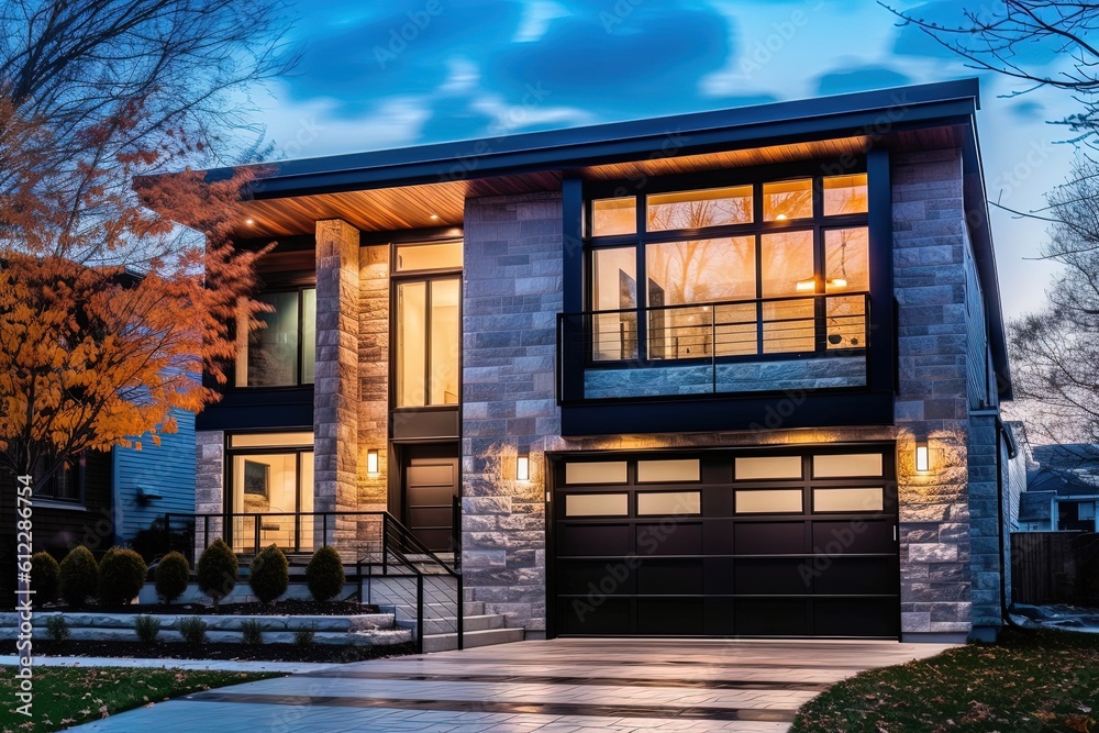 Cutting-Edge Architecture: Stunning New Residence with Single Car ...