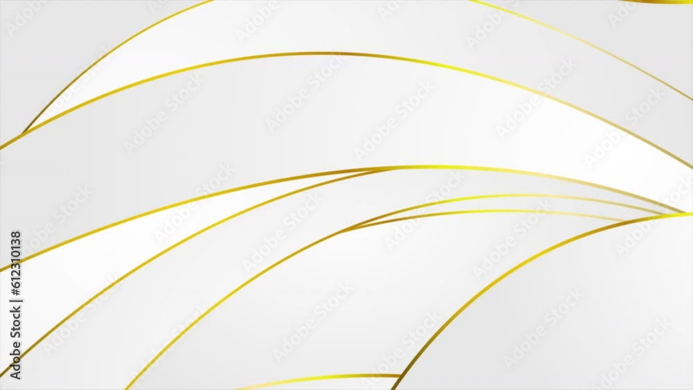 Grey and golden wavy pattern abstract elegant background. Seamless ...