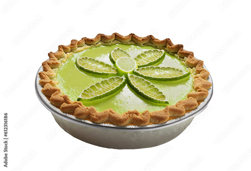 Key lime pie, cake, png , isolated on transparent background, ai ...