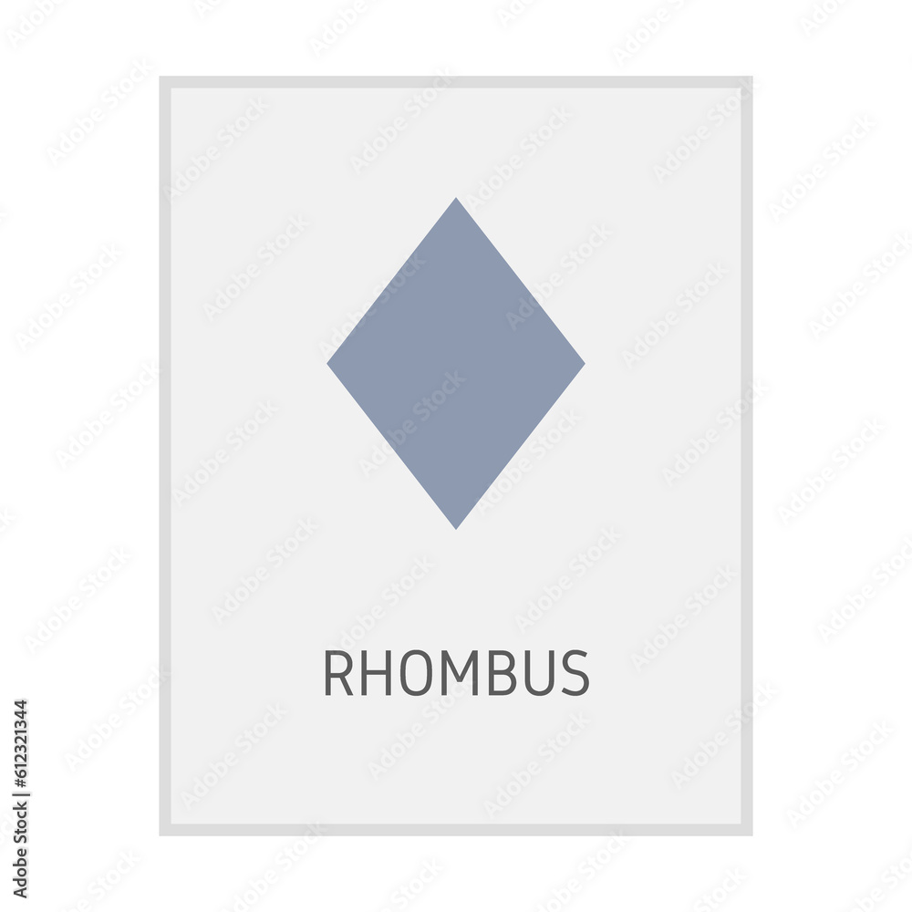 Rhombus Geometric Shape