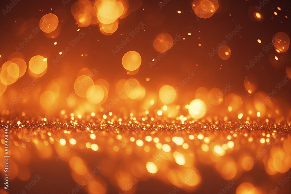 Gold magical blinking particles. Glitter glamour texture. Seamless loop ...