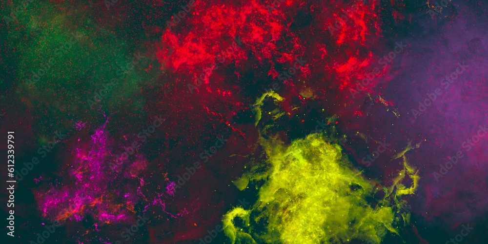 colorful watercolor multi smoke pattern background 3d animated effect ...