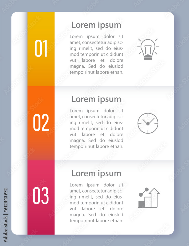 Time management infographic chart design template. Editable infochart ...