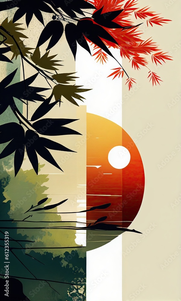 Summer loneliness and nostalgia dyed in the twilight of traditional ...