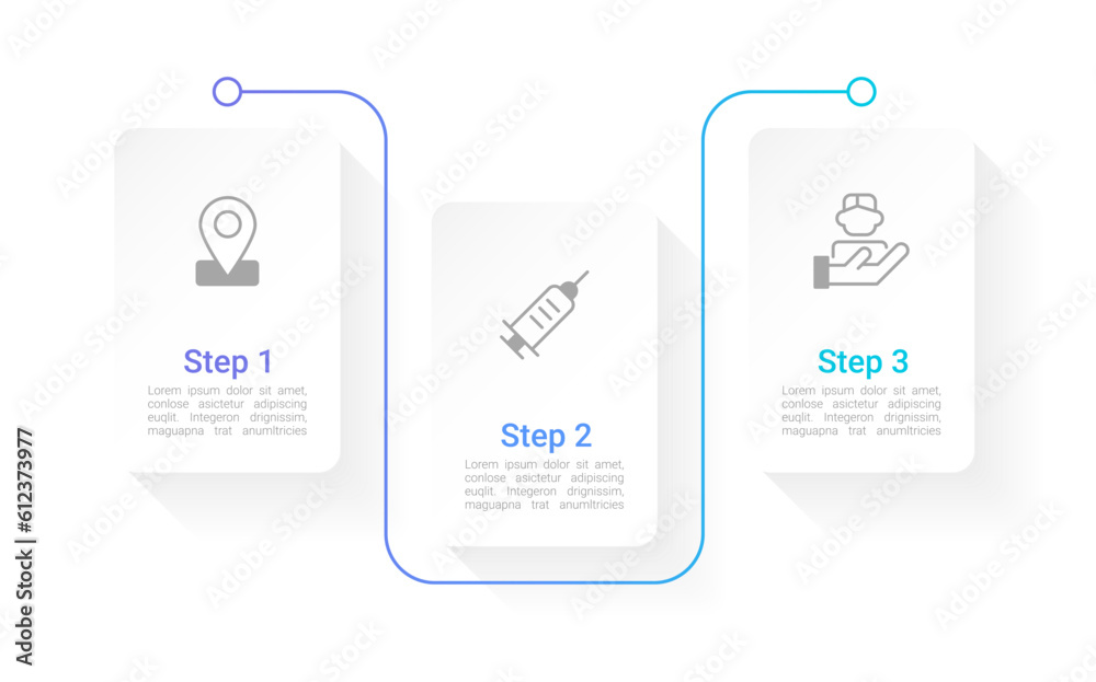 Public immunization infographic chart design template. Editable ...