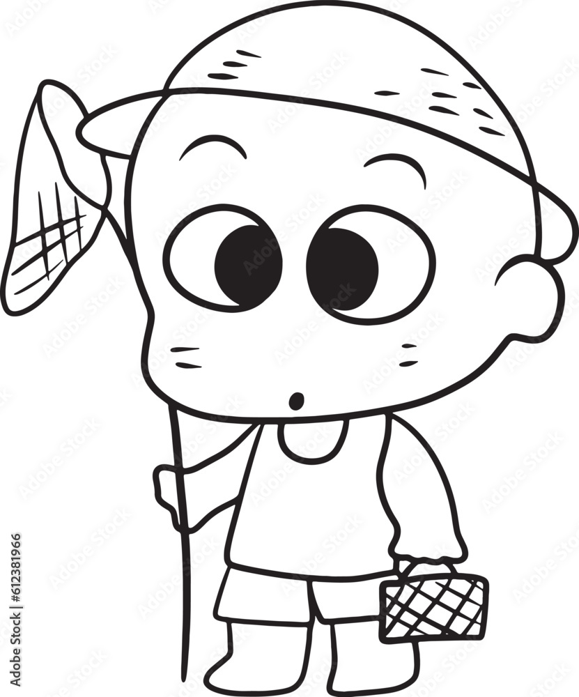 cartoon doodle kawaii anime coloring page cute illustration drawing ...