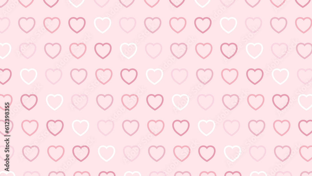 cute little heart background decoration Stock Illustration | Adobe Stock
