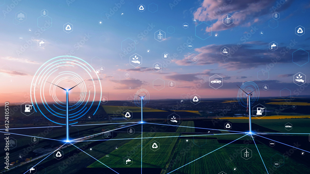 Wind energy and sustainable resources. Renewable energy technology ...