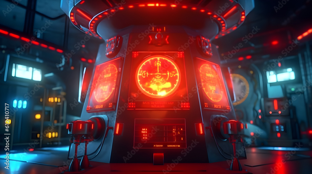 Unleashing Atomic Energy: Journey into the Red Nuclear Reactor ...