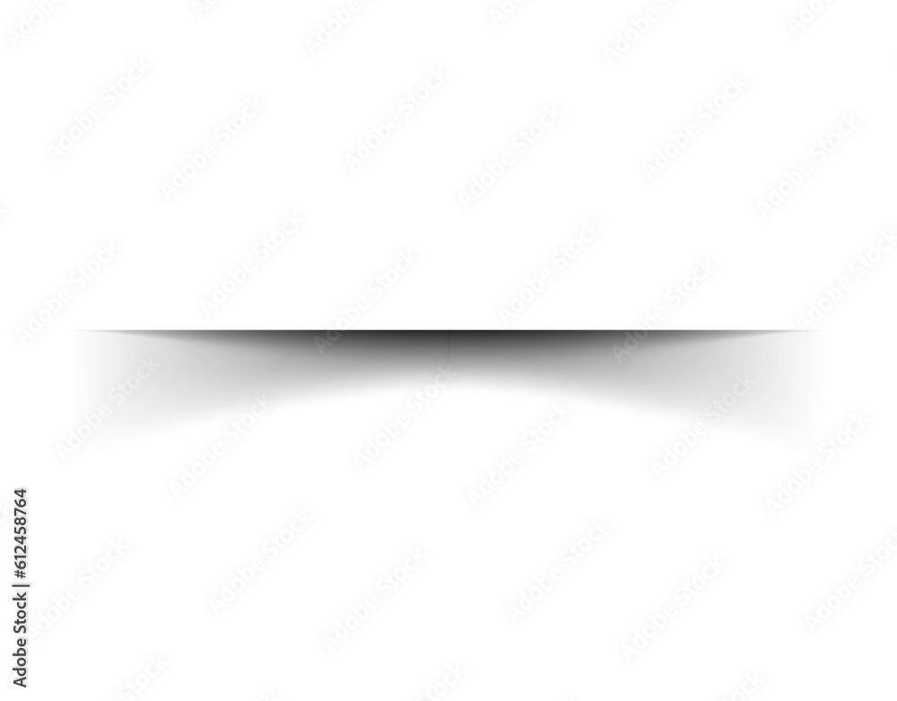 Shadow effect png for design, Horizontal divider lines isolated on ...