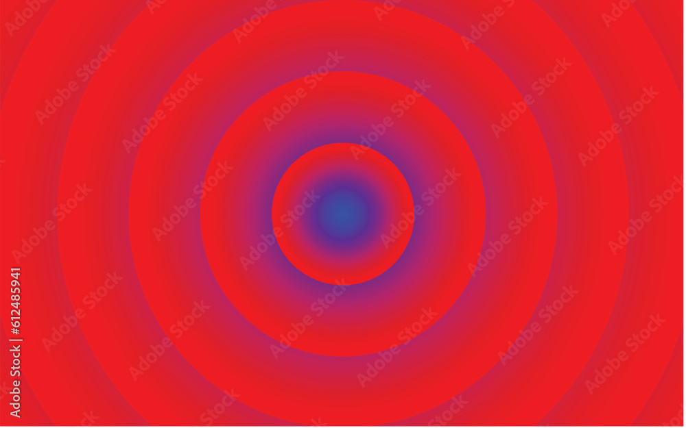 Vecteur Stock Abstract ripple effect, Red and blue gradient abstract 3d ...
