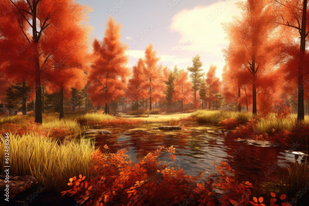 Fall's radiant display comes to life as trees ignite in a vivid ...