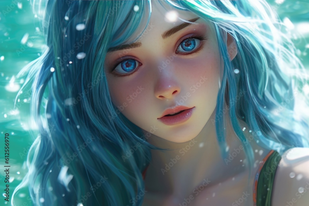 3D realistic animated girl images created with artificial intelligence ...