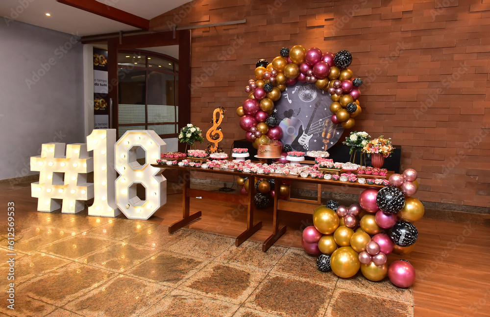 guitar and musical instruments, themed birthday party, music theme ...