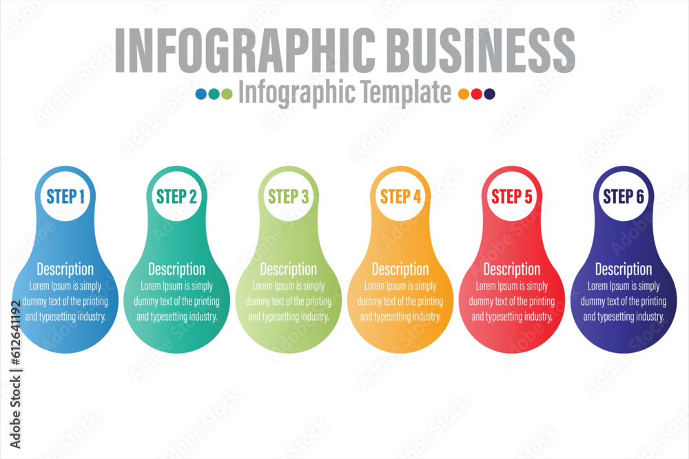 Vector circle arrows infographic, cycle diagram, labels graph, stickers ...