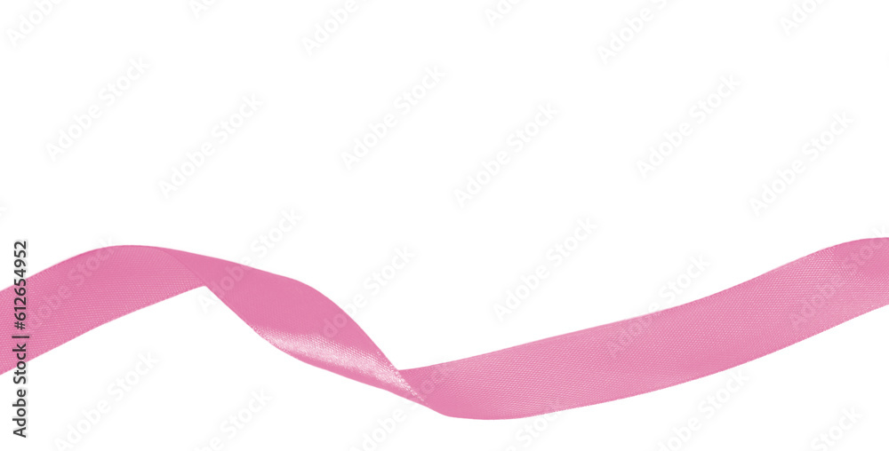 pink ribbon on transparent background, elements PNG image. Stock Photo ...