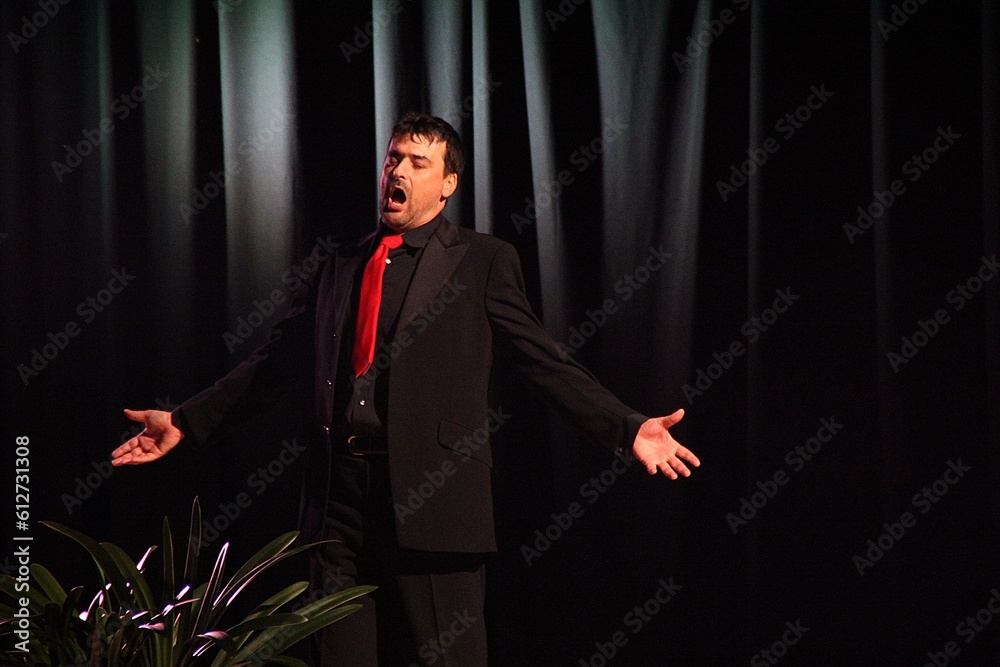 opera singer, singer, classical music concert, male voice, tenor during ...